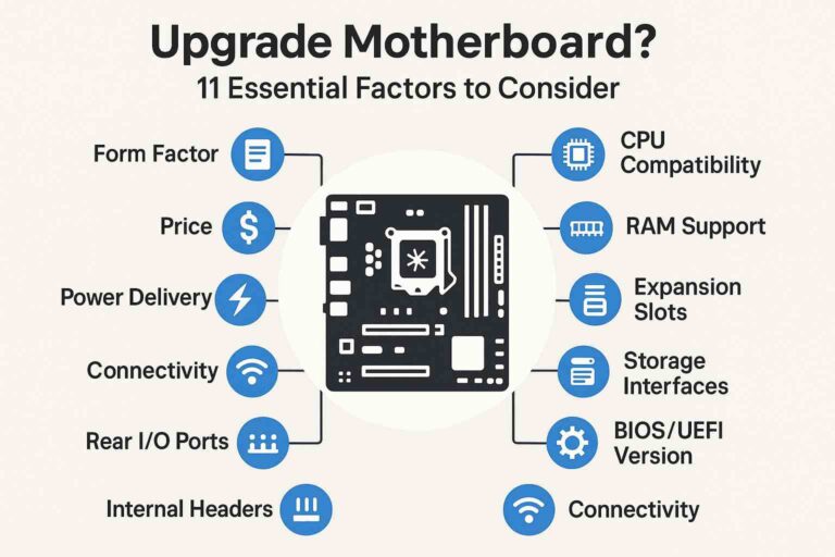 Upgrade Motherboard? 11 Essential Factors to Consider - Tech Searchers